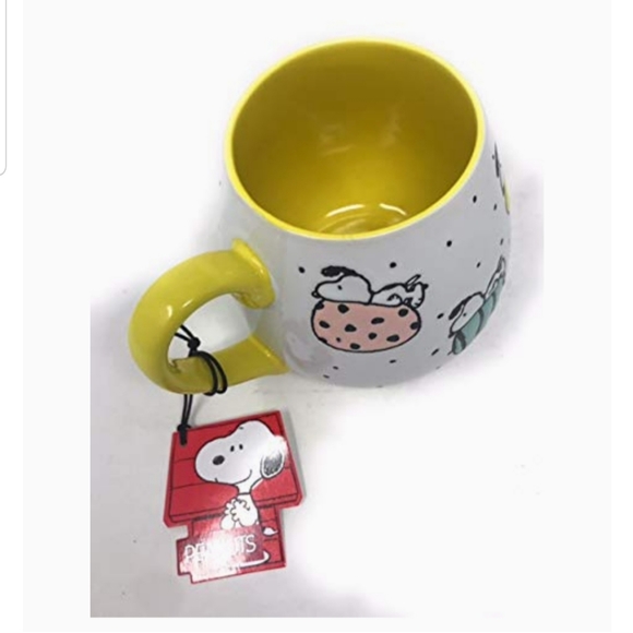 Peanuts | Dining | Peanuts Snoopy Yellow And White Ceramic Easter Egg ...